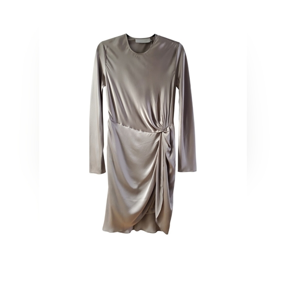 Mason | Dresses | Michelle Mason Silk Mini Dress Champaign Us 8 | Poshmark